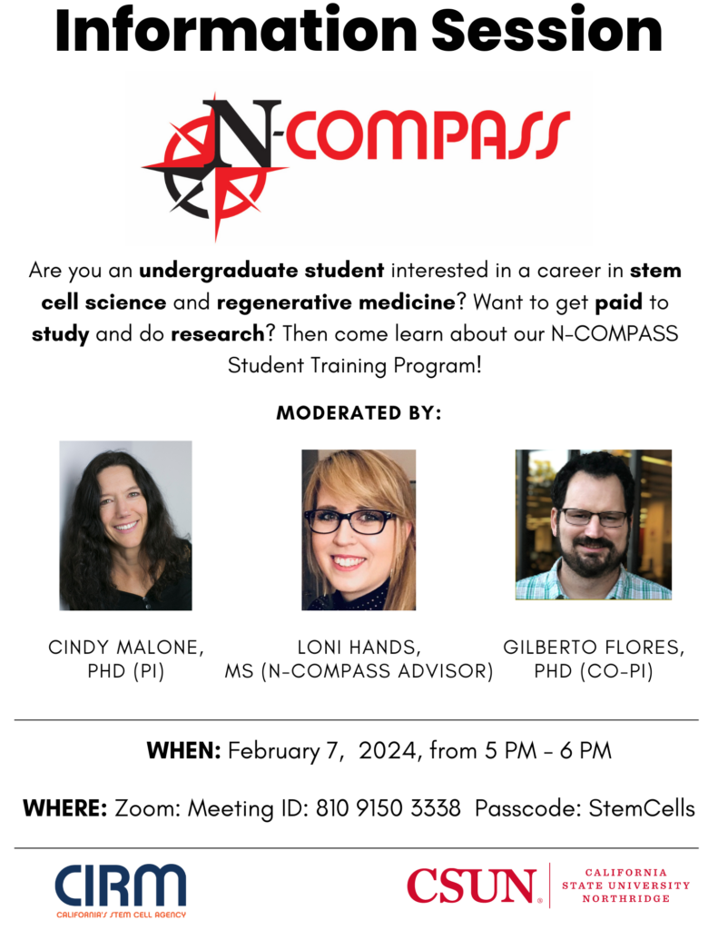 N-COMPASS offers a look into paid student research in stem cell biology ...
